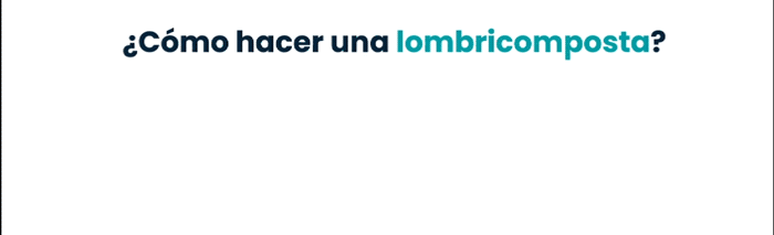 Lombricomposta convierte residuos en fertilizante